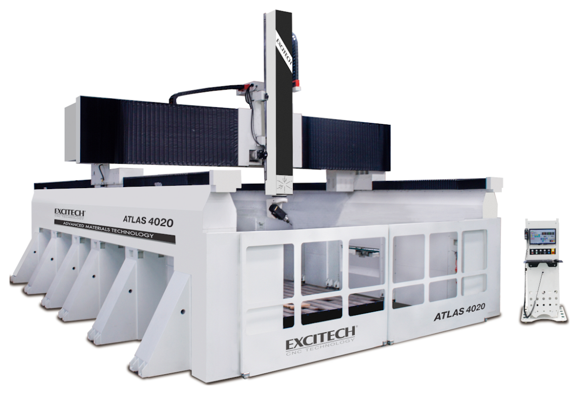 Пятиосевой обрабатывающий центр с ЧПУ EXCITECH ATLAS - купить по ...